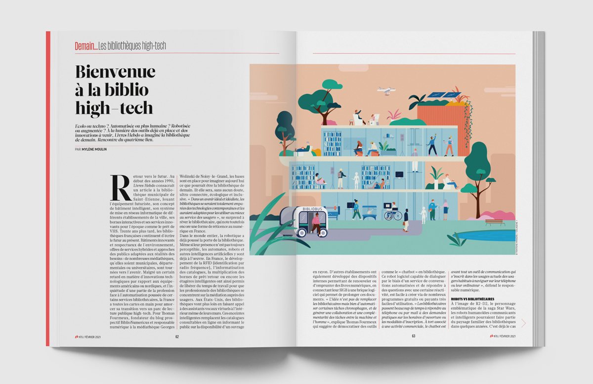 LivresHebdo LH Magazine 2021 | Anoir, agence de conseil et conception